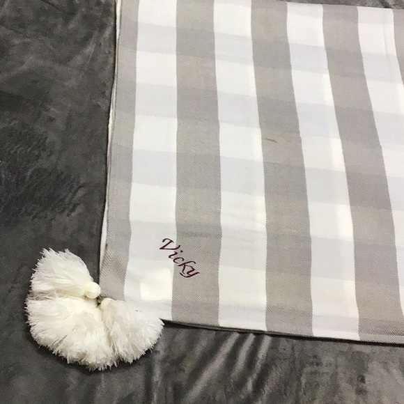 monogrammed | Accessories | Home Beautiful New Personal Blanket Vicky ...